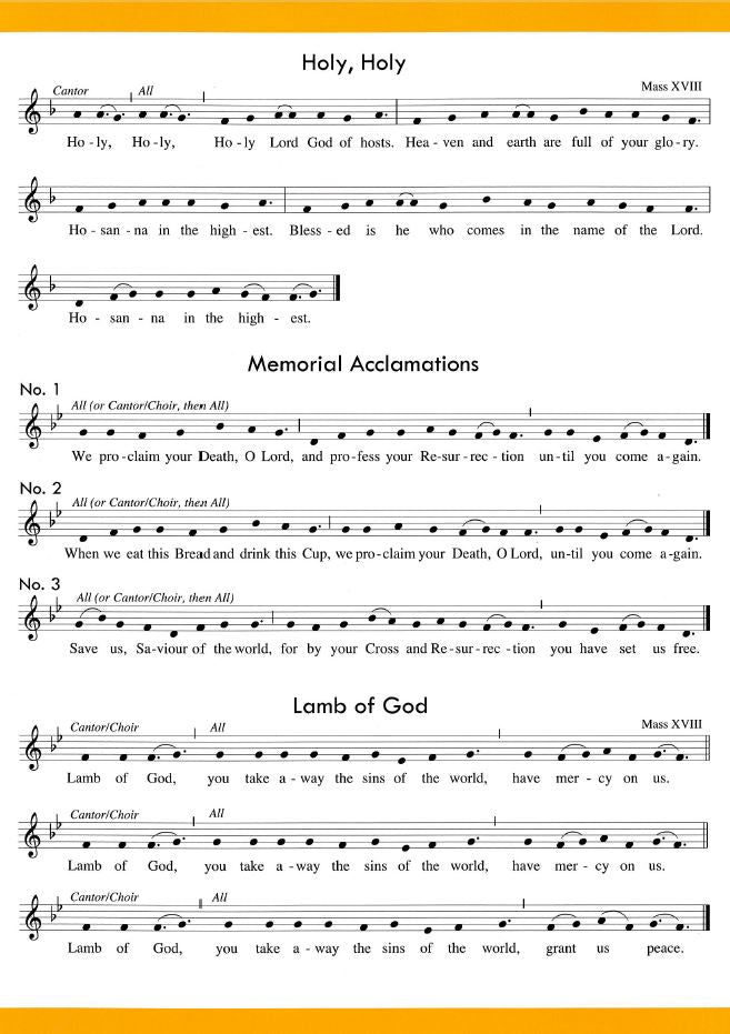 Chant Mass Card – Liturgy Brisbane